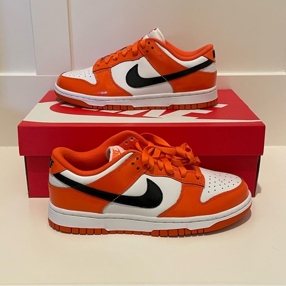 Nike | Shoes | Nike Dunk Low Orange Black | Poshmark